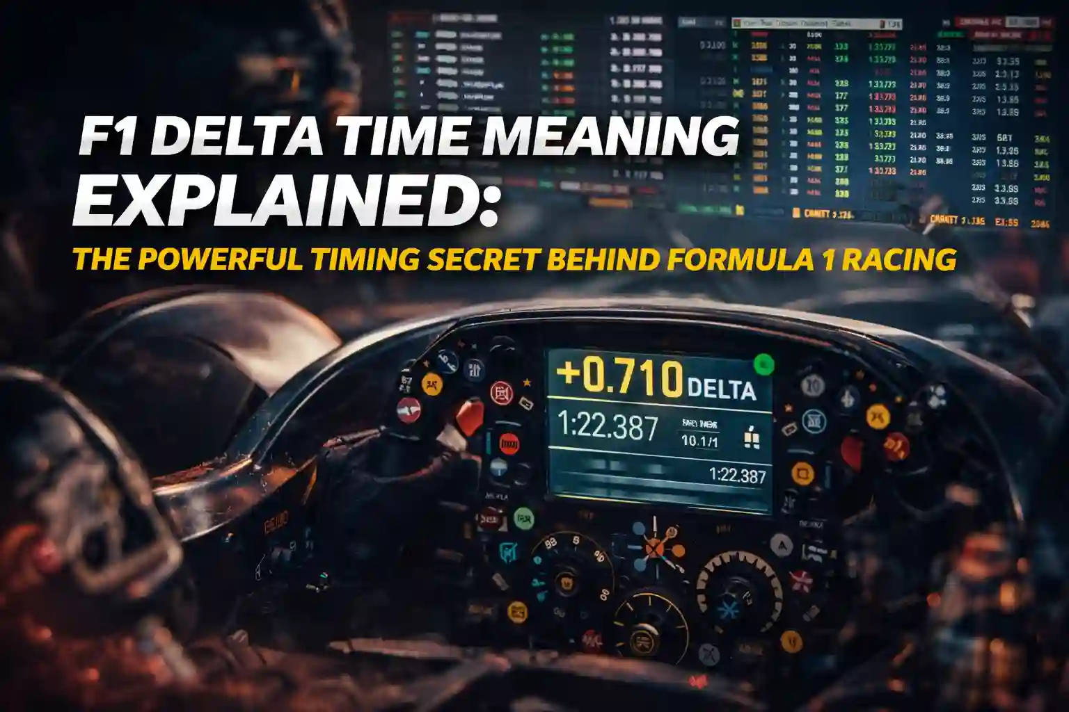 F1 Delta Time Meaning Explained: The Powerful Timing Secret Behind ...
